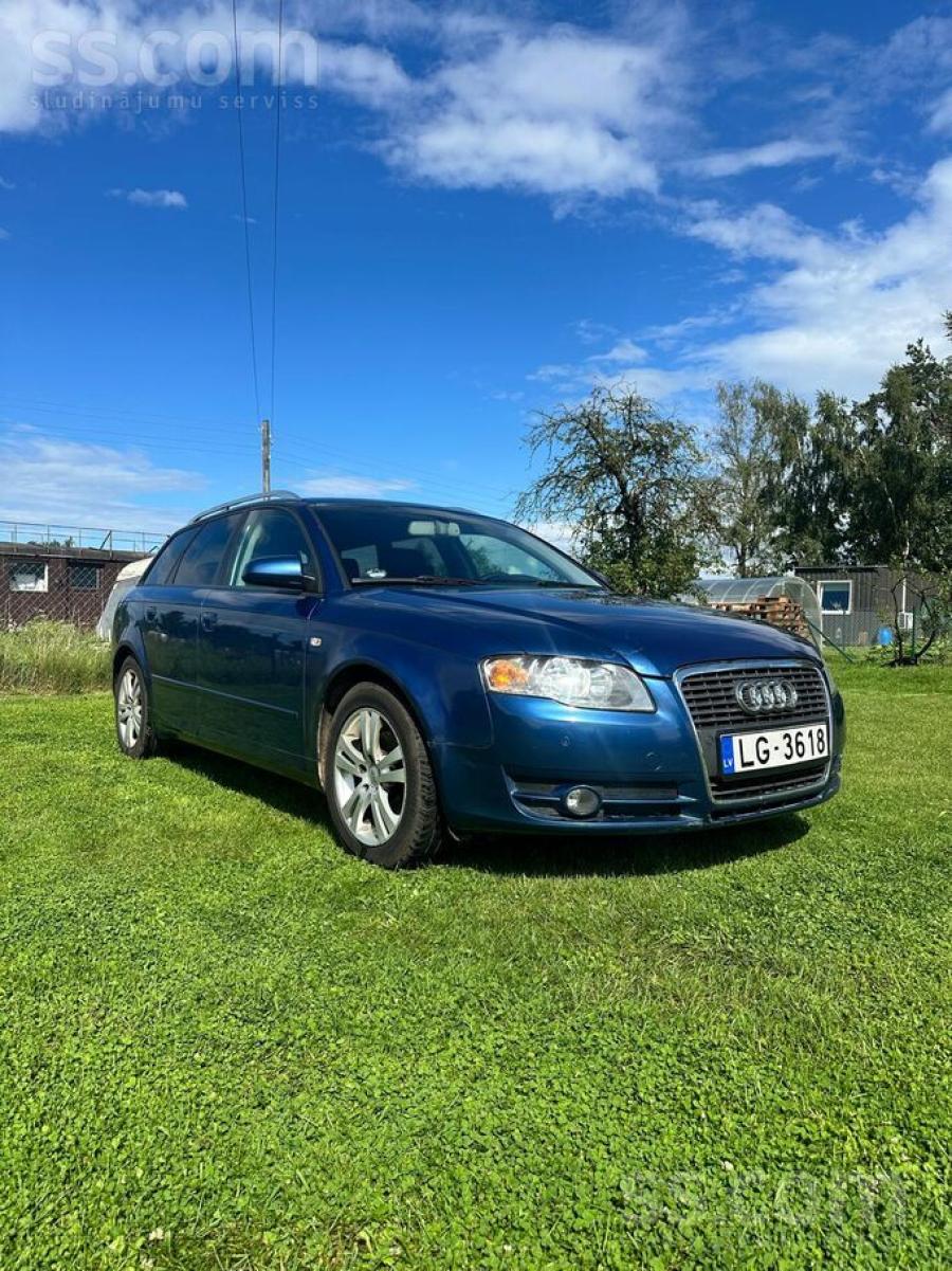 Blue Audi A4 2006 in Riga, with an engine capacity of 2.00 L and mileage of 426 thousand km for 2900 €, photo 7 on AUTOMOTO.COM.LV