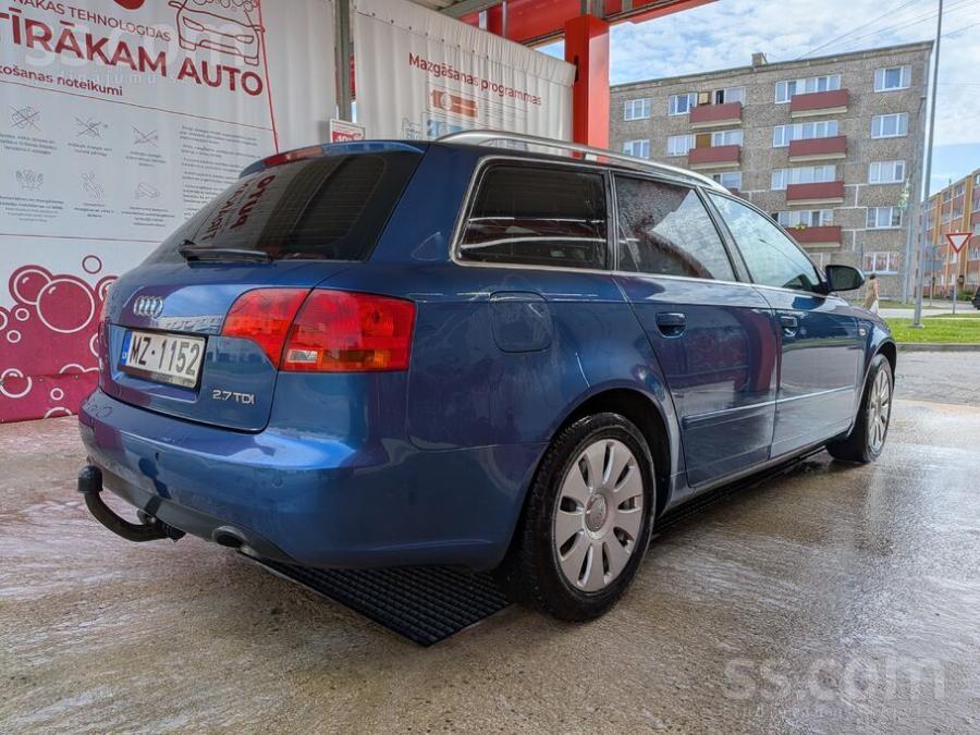 Blue Audi A4 2006 in Riga, with an engine capacity of 2.70 L and mileage of 345 thousand km for 3000 €, photo 5 on AUTOMOTO.COM.LV