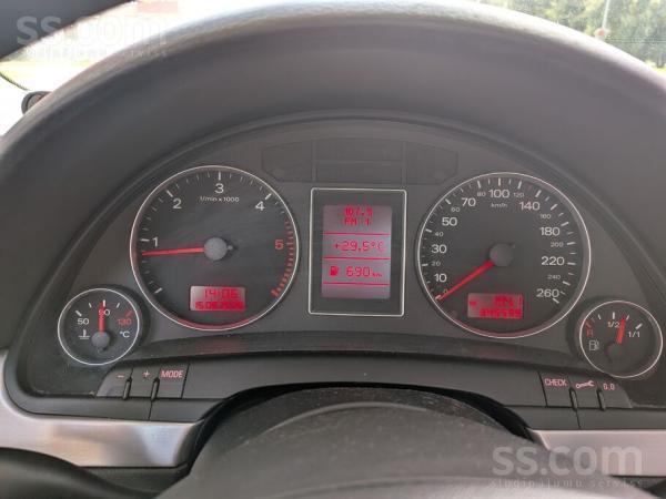 Blue Audi A4 2006 in Riga, with an engine capacity of 2.70 L and mileage of 345 thousand km for 3000 €, photo 7 on AUTOMOTO.COM.LV