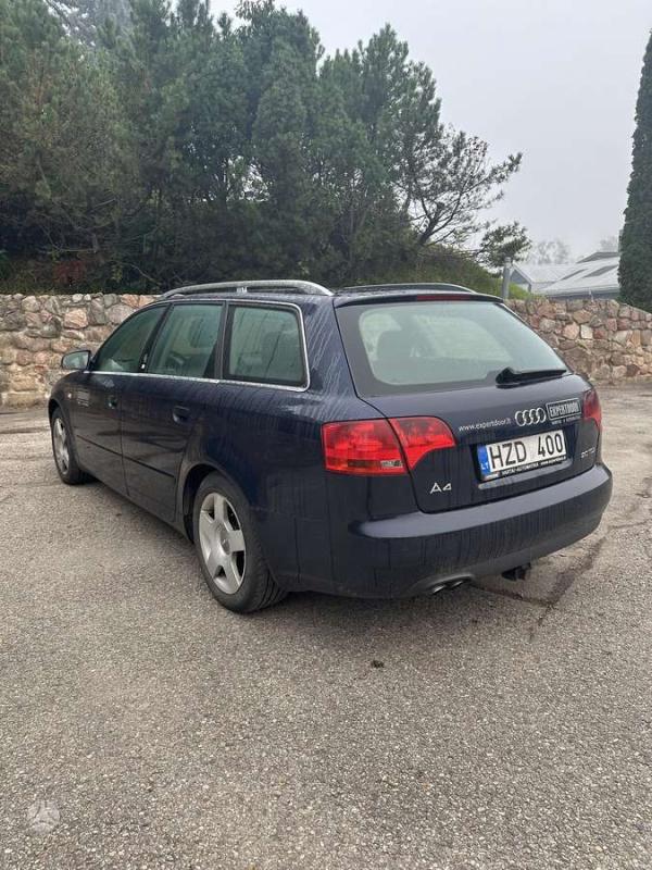 Blue Audi A4 2006 in Alytus, with an engine capacity of 1.97 L and mileage of 420 thousand km for 1200 €, photo 6 on AUTOMOTO.COM.LV
