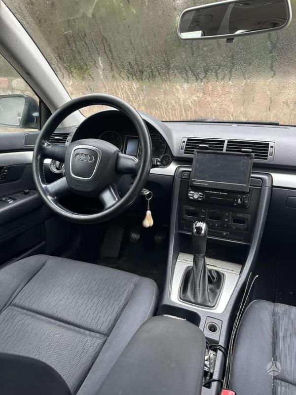 Blue Audi A4 2006 in Alytus, with an engine capacity of 1.97 L and mileage of 420 thousand km for 1200 €, photo 8 on AUTOMOTO.COM.LV