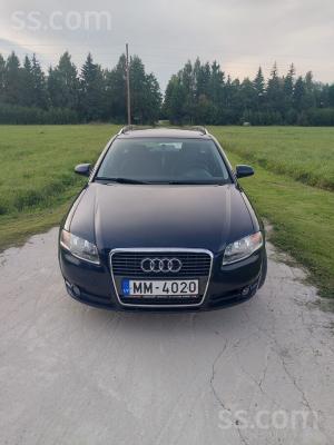 Zils Audi A4 2006 Ludza, ar dzinēja tilpumu 1.90 L un nobraukumu 316 tūkst. km par 2500 €, foto  vietnē AUTOMOTO.COM.LV