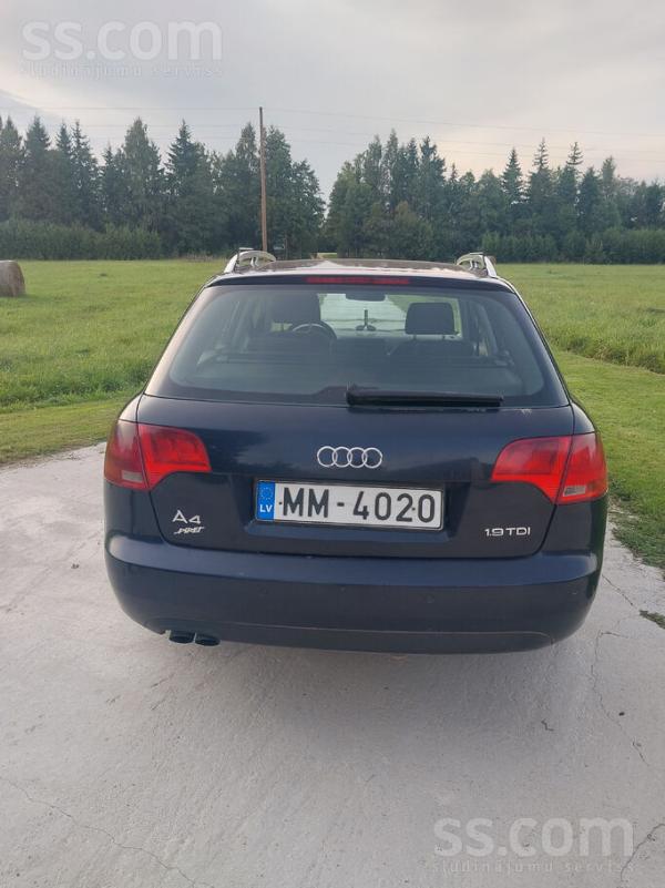 Blue Audi A4 2006 in Ludza, with an engine capacity of 1.90 L and mileage of 316 thousand km for 2500 €, photo 3 on AUTOMOTO.COM.LV