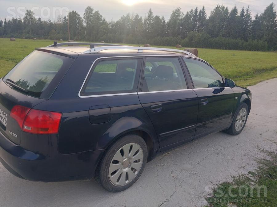 Blue Audi A4 2006 in Ludza, with an engine capacity of 1.90 L and mileage of 316 thousand km for 2500 €, photo 5 on AUTOMOTO.COM.LV