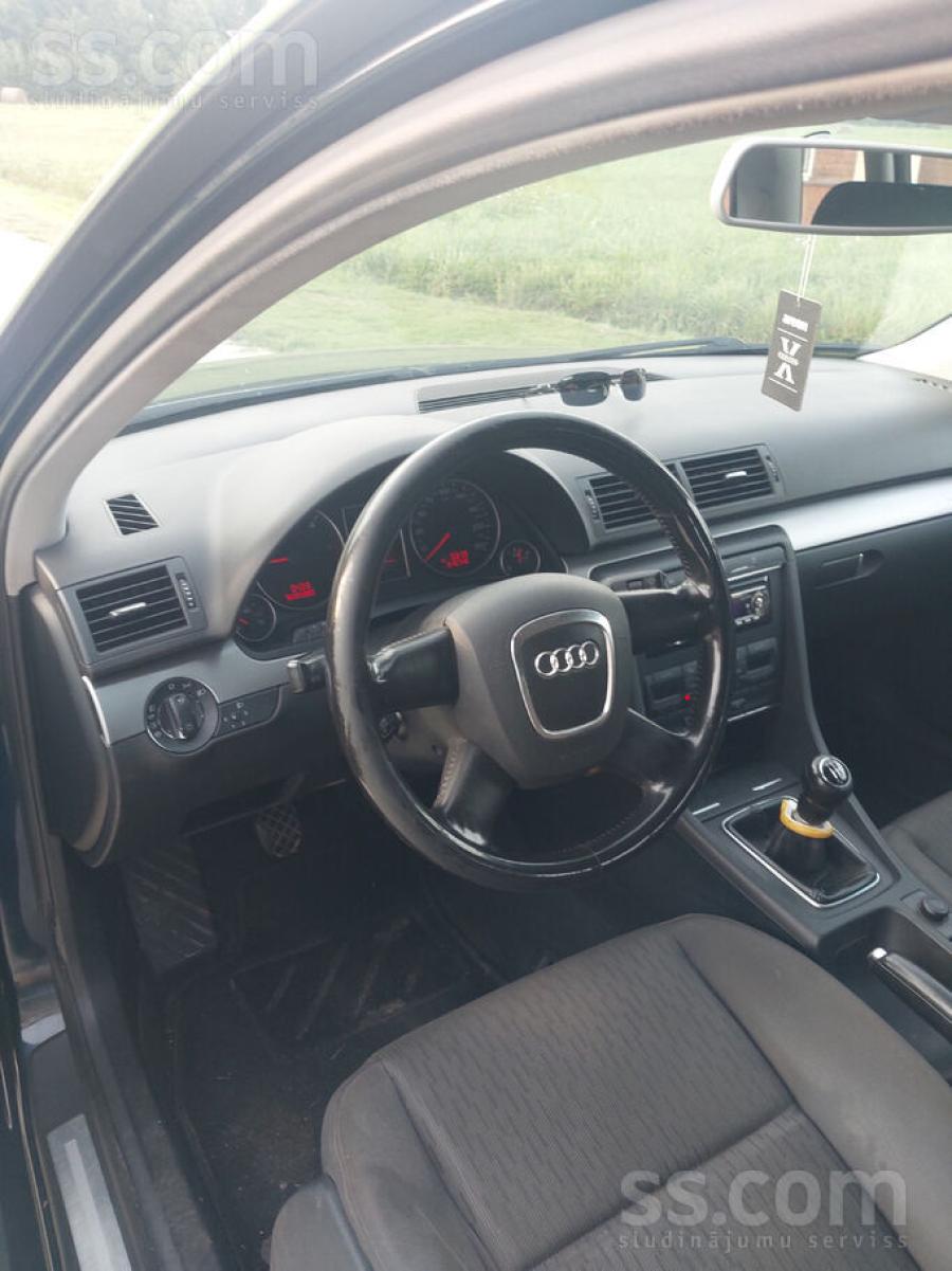 Blue Audi A4 2006 in Ludza, with an engine capacity of 1.90 L and mileage of 316 thousand km for 2500 €, photo 6 on AUTOMOTO.COM.LV