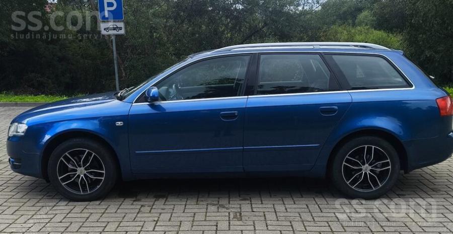 Blue Audi A4 2006 in Kraslava, with an engine capacity of 2.00 L and mileage of 276 thousand km for 2750 €, photo 3 on AUTOMOTO.COM.LV