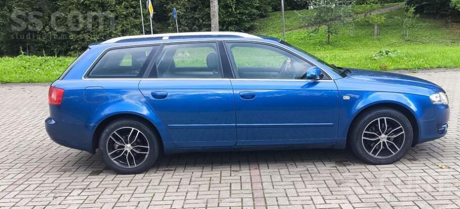 Blue Audi A4 2006 in Kraslava, with an engine capacity of 2.00 L and mileage of 276 thousand km for 2750 €, photo 5 on AUTOMOTO.COM.LV