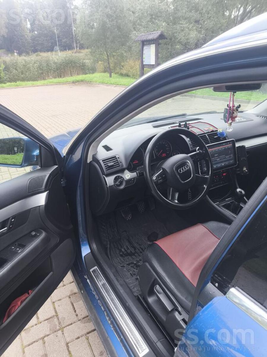 Blue Audi A4 2006 in Kraslava, with an engine capacity of 2.00 L and mileage of 276 thousand km for 2750 €, photo 7 on AUTOMOTO.COM.LV