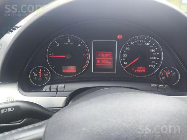 Синий Ауди А4 2006 в Краслава, объемом двигателя 2.00 л и пробегом 276 тыс. км за 2750 €, фото 11 на AUTOMOTO.COM.LV