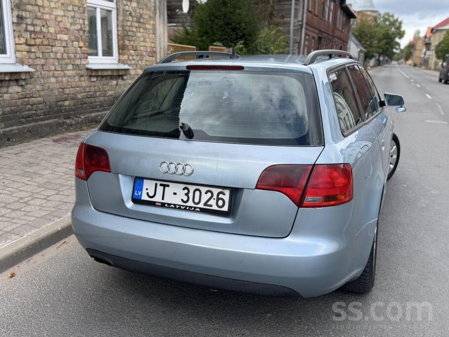Blue Audi A4 2006 in Jelgava, with an engine capacity of 2.00 L and mileage of 313 thousand km for 1680 €, photo 5 on AUTOMOTO.COM.LV