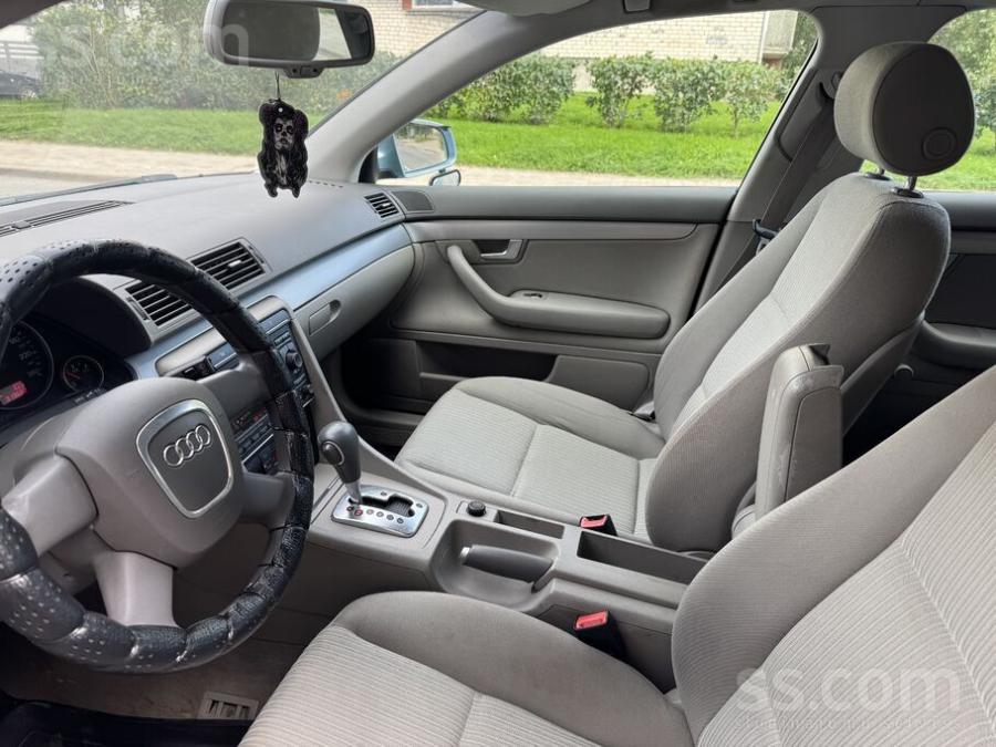 Blue Audi A4 2006 in Jelgava, with an engine capacity of 2.00 L and mileage of 313 thousand km for 1680 €, photo 8 on AUTOMOTO.COM.LV