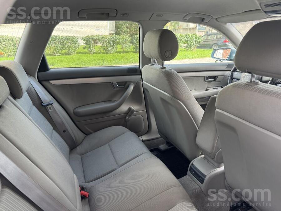 Blue Audi A4 2006 in Jelgava, with an engine capacity of 2.00 L and mileage of 313 thousand km for 1680 €, photo 10 on AUTOMOTO.COM.LV