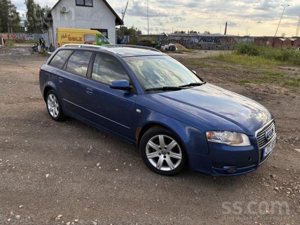 Blue Audi A4 2006 in Riga, with an engine capacity of 2.00 L and mileage of 350 thousand km for 2100 €, photo 1 on AUTOMOTO.COM.LV