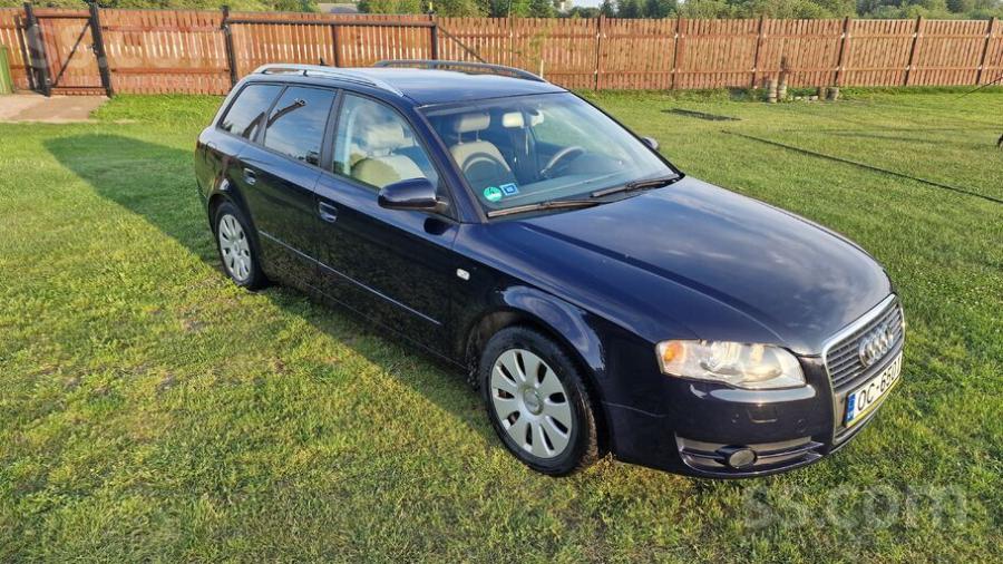 Zils Audi A4 2007 Liepāja, ar dzinēja tilpumu 2.00 L un nobraukumu 195 tūkst. km par 3400 €, foto 1 vietnē AUTOMOTO.COM.LV