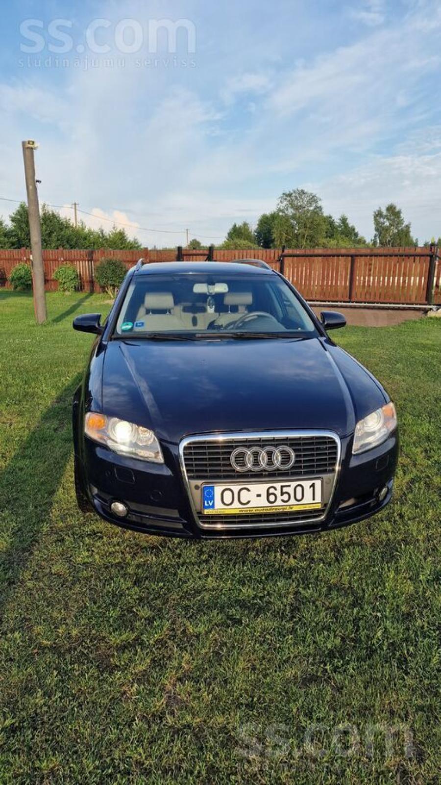 Zils Audi A4 2007 Liepāja, ar dzinēja tilpumu 2.00 L un nobraukumu 195 tūkst. km par 3400 €, foto 6 vietnē AUTOMOTO.COM.LV