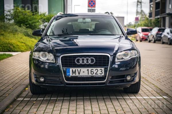 Blue Audi A4 2007 in Riga, with an engine capacity of 2.00 L and mileage of 0 thousand km for 3590 €, photo 2 on AUTOMOTO.COM.LV