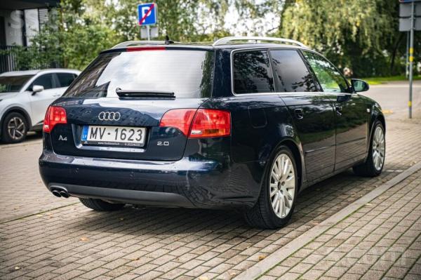 Blue Audi A4 2007 in Riga, with an engine capacity of 2.00 L and mileage of 0 thousand km for 3590 €, photo 4 on AUTOMOTO.COM.LV