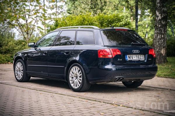 Blue Audi A4 2007 in Riga, with an engine capacity of 2.00 L and mileage of 0 thousand km for 3590 €, photo 6 on AUTOMOTO.COM.LV