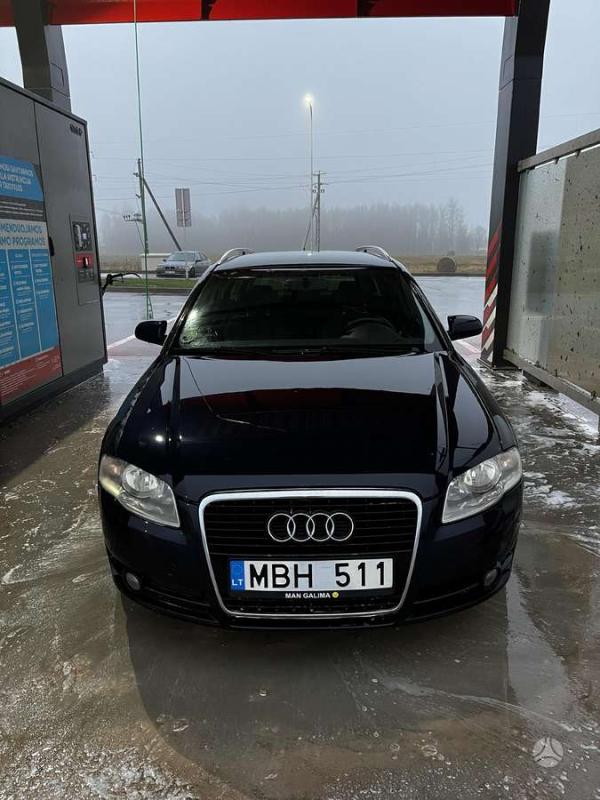 Blue Audi A4 2007 in Kedainiai, with an engine capacity of 1.99 L and mileage of 343 thousand km for 1999 €, photo 2 on AUTOMOTO.COM.LV