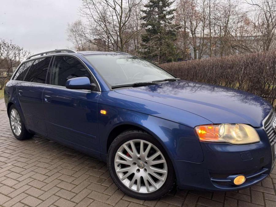 Blue Audi A4 2007 in Kaunas, with an engine capacity of 1.99 L and mileage of 317 thousand km for 2750 €, photo 3 on AUTOMOTO.COM.LV