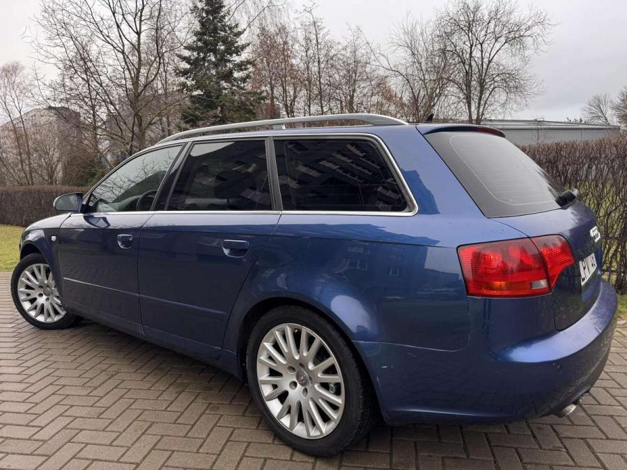 Blue Audi A4 2007 in Kaunas, with an engine capacity of 1.99 L and mileage of 317 thousand km for 2750 €, photo 4 on AUTOMOTO.COM.LV