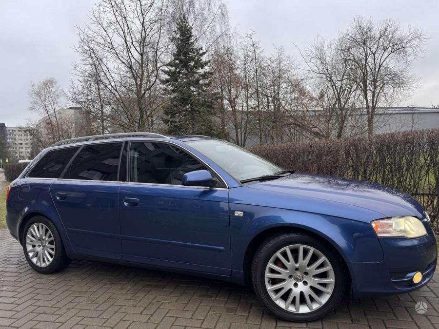 Blue Audi A4 2007 in Kaunas, with an engine capacity of 1.99 L and mileage of 317 thousand km for 2750 €, photo 10 on AUTOMOTO.COM.LV