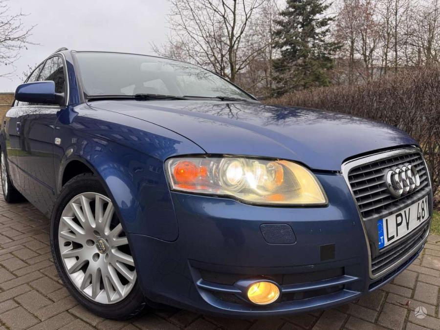 Blue Audi A4 2007 in Kaunas, with an engine capacity of 1.99 L and mileage of 317 thousand km for 2750 €, photo 16 on AUTOMOTO.COM.LV