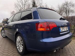 Blue Audi A4 2007 in Kaunas, with an engine capacity of 1.99 L and mileage of 317 thousand km for 2750 €, photo 17 on AUTOMOTO.COM.LV