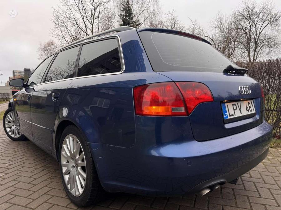 Blue Audi A4 2007 in Kaunas, with an engine capacity of 1.99 L and mileage of 317 thousand km for 2750 €, photo 17 on AUTOMOTO.COM.LV