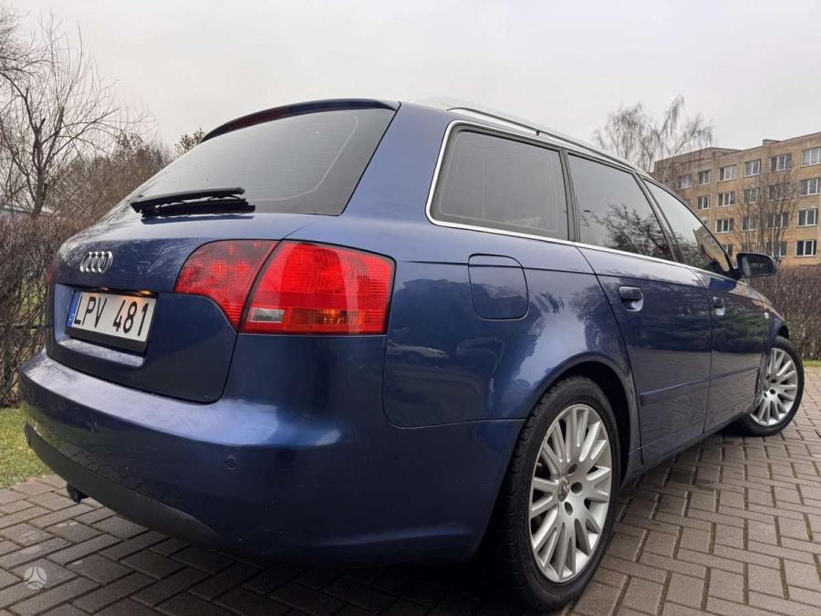 Blue Audi A4 2007 in Kaunas, with an engine capacity of 1.99 L and mileage of 317 thousand km for 2750 €, photo 18 on AUTOMOTO.COM.LV