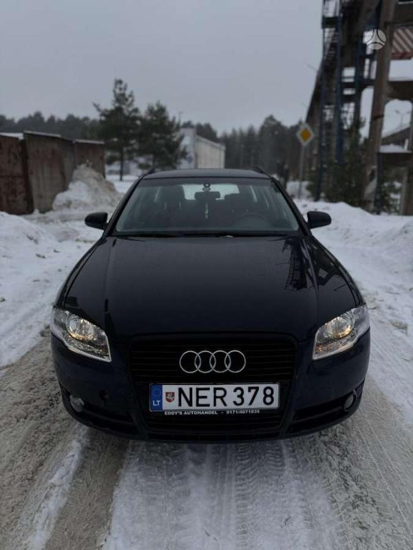 Blue Audi A4 2007 in Jurbarkas, with an engine capacity of 1.99 L and mileage of 332 thousand km for 2250 €, photo 1 on AUTOMOTO.COM.LV