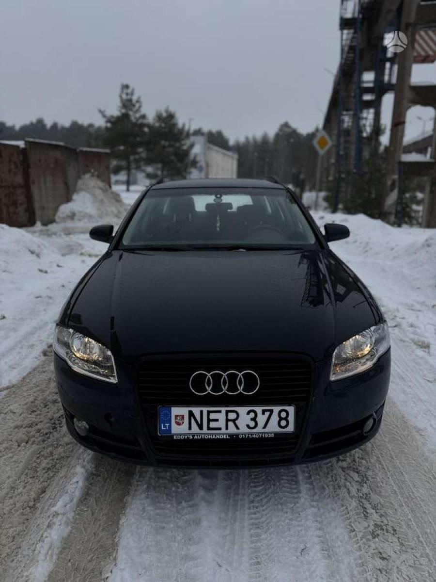 Zils Audi A4 2007 Jurbarkas, ar dzinēja tilpumu 1.99 L un nobraukumu 332 tūkst. km par 2250 €, foto 1 vietnē AUTOMOTO.COM.LV