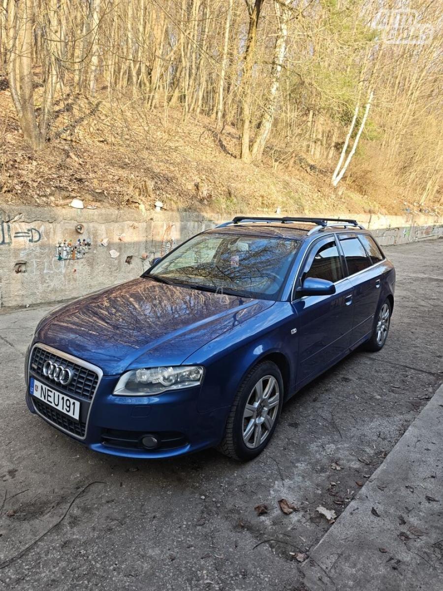 Blue Audi A4 2007 in Kaunas, with an engine capacity of 2.00 L and mileage of 356 thousand km for 2800 €, photo 1 on AUTOMOTO.COM.LV