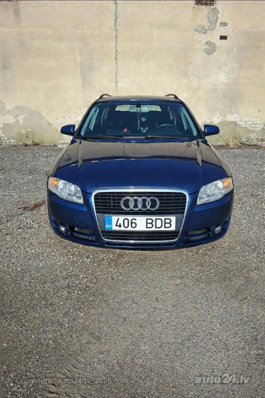 Blue Audi A4 2007 in Tallinn, with an engine capacity of 2.00 L and mileage of 411 thousand km for 2500 €, photo 5 on AUTOMOTO.COM.LV