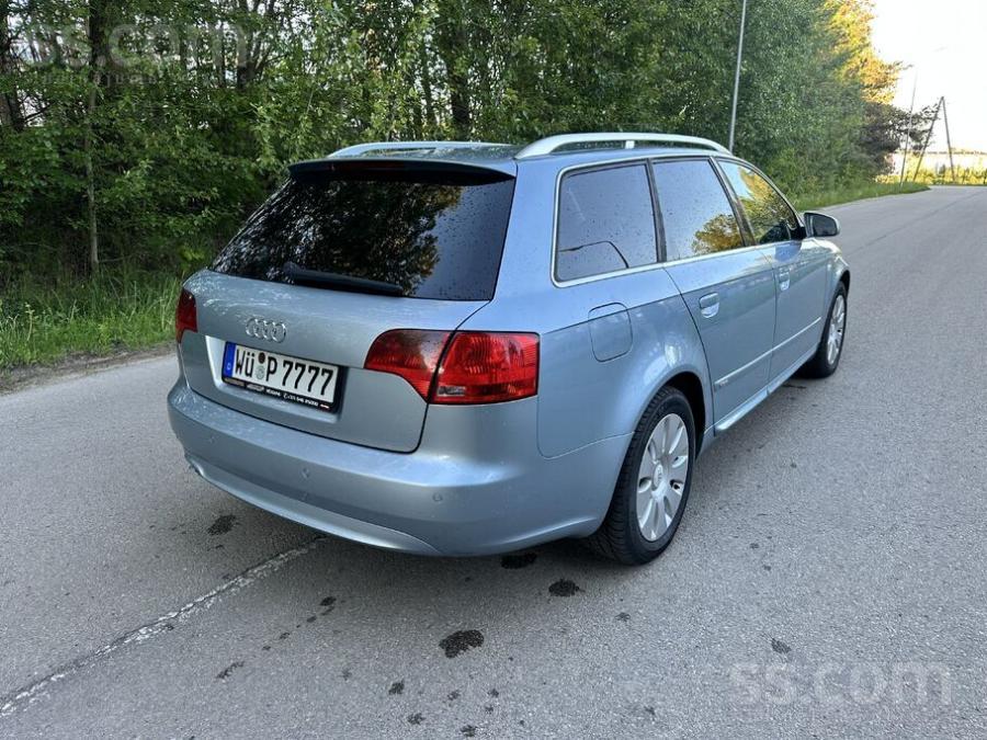 Zils Audi A4 2007 Ludza, ar dzinēja tilpumu 2.00 L un nobraukumu 303 tūkst. km par 3990 €, foto 6 vietnē AUTOMOTO.COM.LV