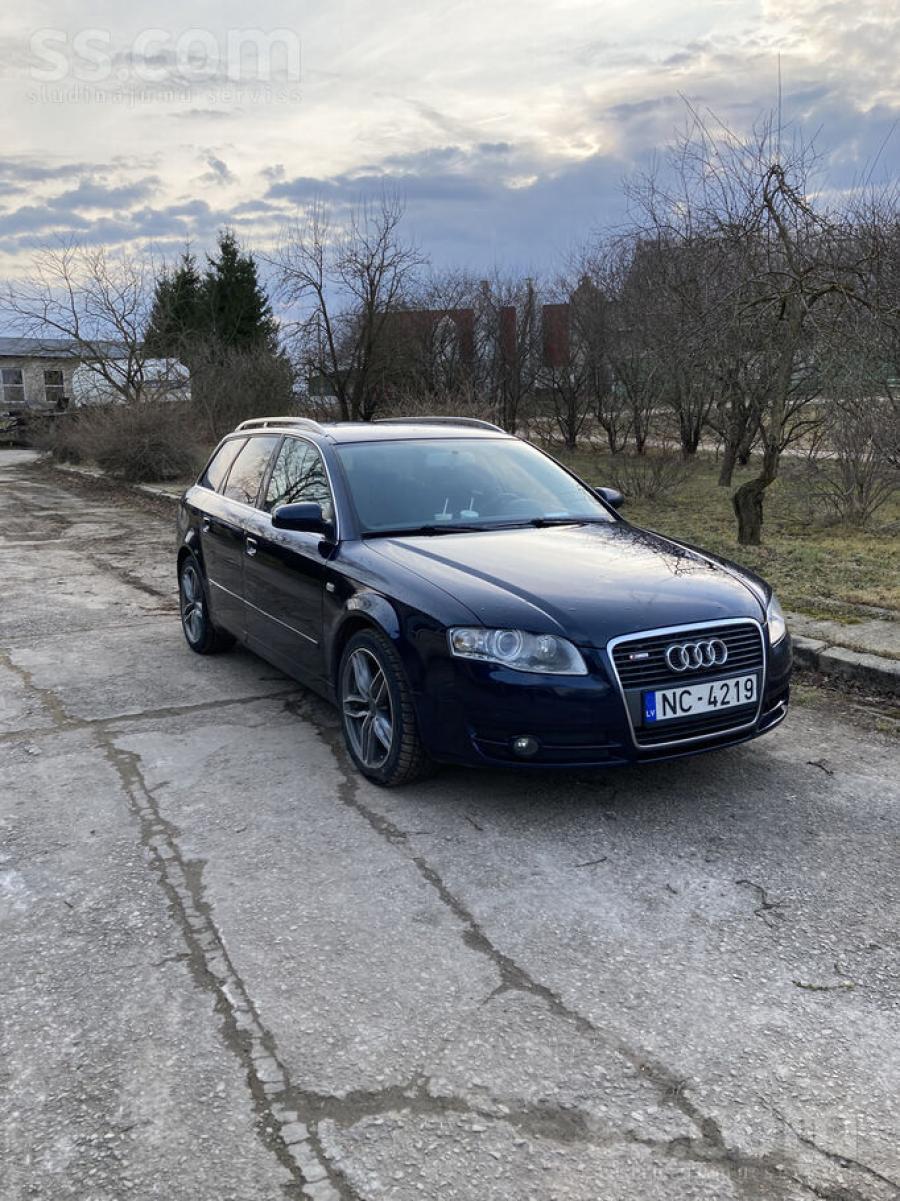 Blue Audi A4 2007 in Riga, with an engine capacity of 2.00 L and mileage of 398 thousand km for 2500 €, photo 1 on AUTOMOTO.COM.LV