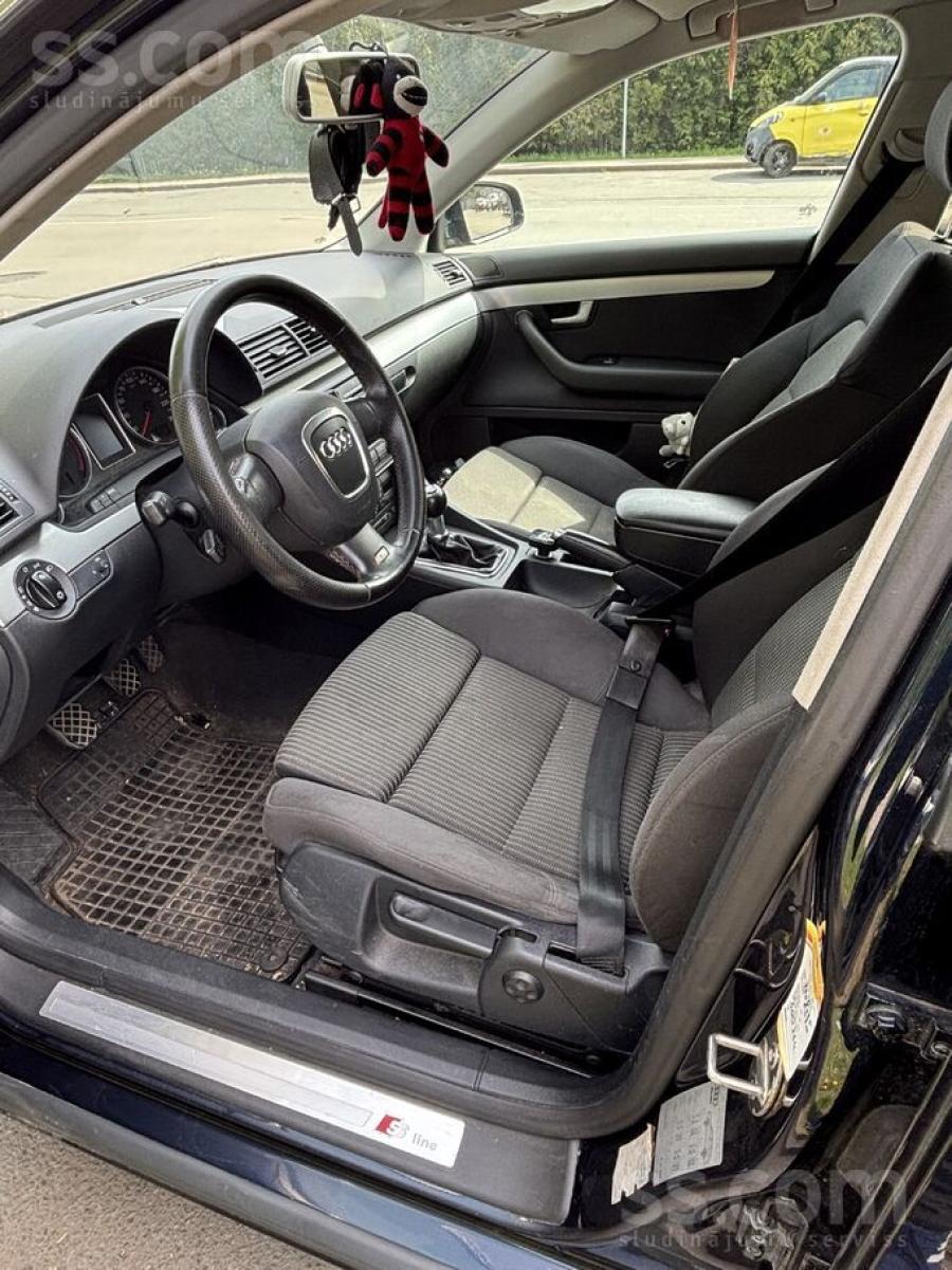 Blue Audi A4 2007 in Riga, with an engine capacity of 2.00 L and mileage of 398 thousand km for 2500 €, photo 5 on AUTOMOTO.COM.LV