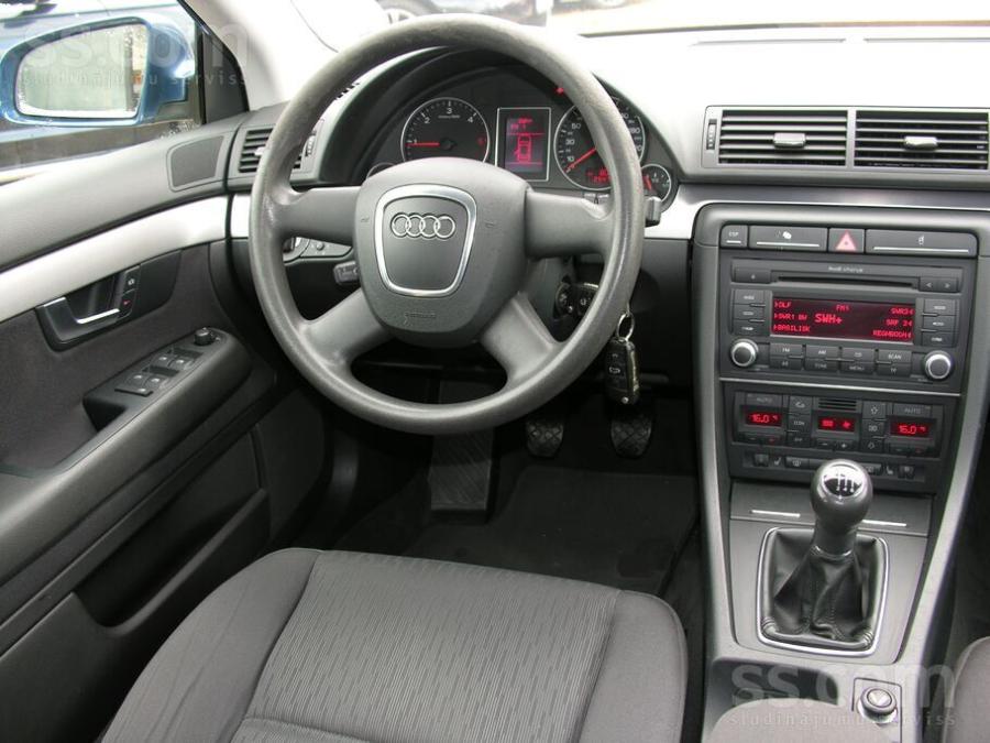 Zils Audi A4 2007 Rīga, ar dzinēja tilpumu 2.00 L un nobraukumu 0 tūkst. km par 3950 €, foto 14 vietnē AUTOMOTO.COM.LV