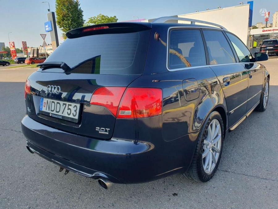 Zils Audi A4 2007 Kauņa, ar dzinēja tilpumu 2.00 L un nobraukumu 295 tūkst. km par 2450 €, foto 6 vietnē AUTOMOTO.COM.LV