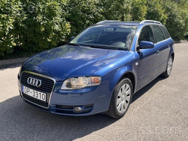 Blue Audi A4 2007 in Riga, with an engine capacity of 2.00 L and mileage of 258 thousand km for 3947 €, photo 1 on AUTOMOTO.COM.LV