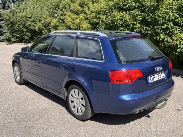 Blue Audi A4 2007 in Riga, with an engine capacity of 2.00 L and mileage of 258 thousand km for 3947 €, photo 2 on AUTOMOTO.COM.LV