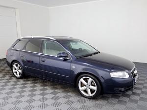 Zils Audi A4 2007 Tallina, ar dzinēja tilpumu 3.00 L un nobraukumu 299 tūkst. km par 2799 €, foto  vietnē AUTOMOTO.COM.LV