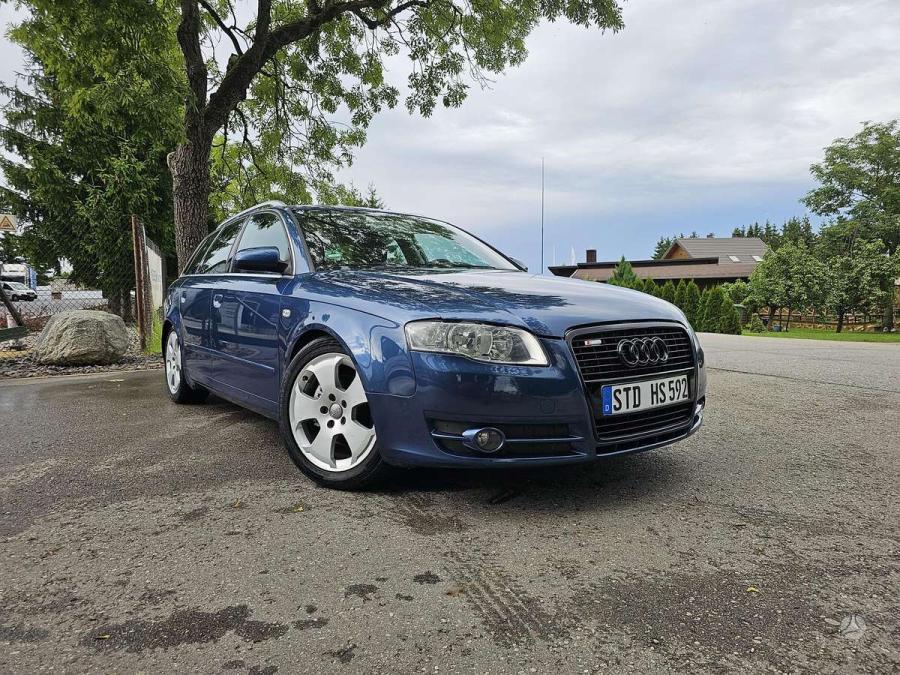 Blue Audi A4 2007 in Kaunas, with an engine capacity of 1.90 L and mileage of 191 thousand km for 3450 €, photo 4 on AUTOMOTO.COM.LV