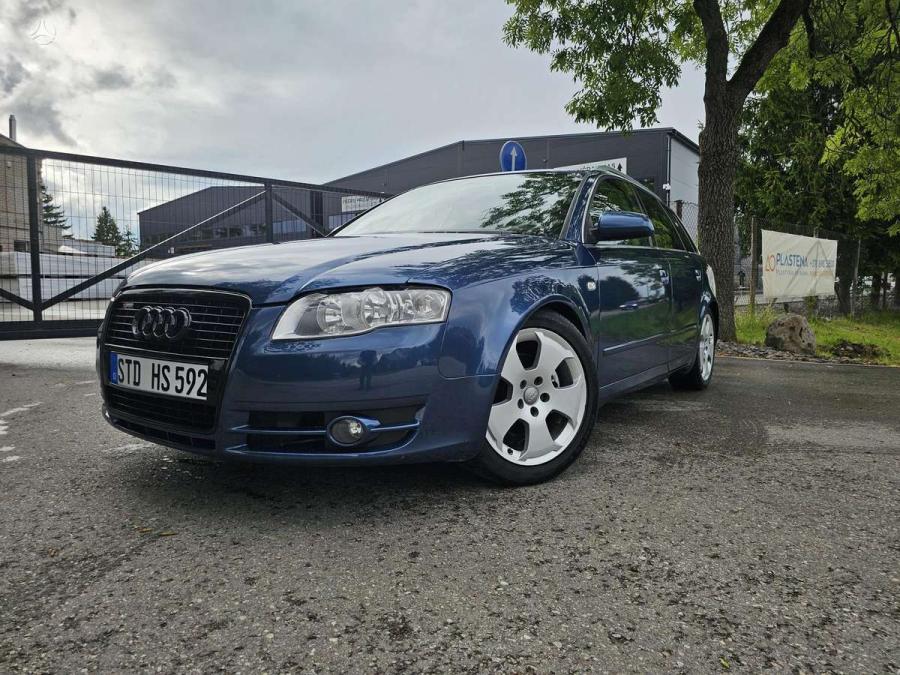 Blue Audi A4 2007 in Kaunas, with an engine capacity of 1.90 L and mileage of 191 thousand km for 3450 €, photo 6 on AUTOMOTO.COM.LV
