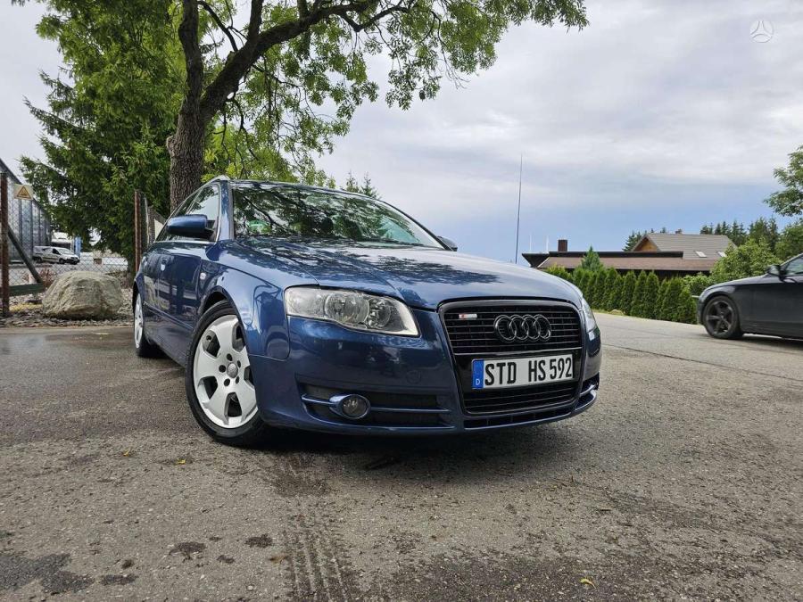Blue Audi A4 2007 in Kaunas, with an engine capacity of 1.90 L and mileage of 191 thousand km for 3450 €, photo 9 on AUTOMOTO.COM.LV