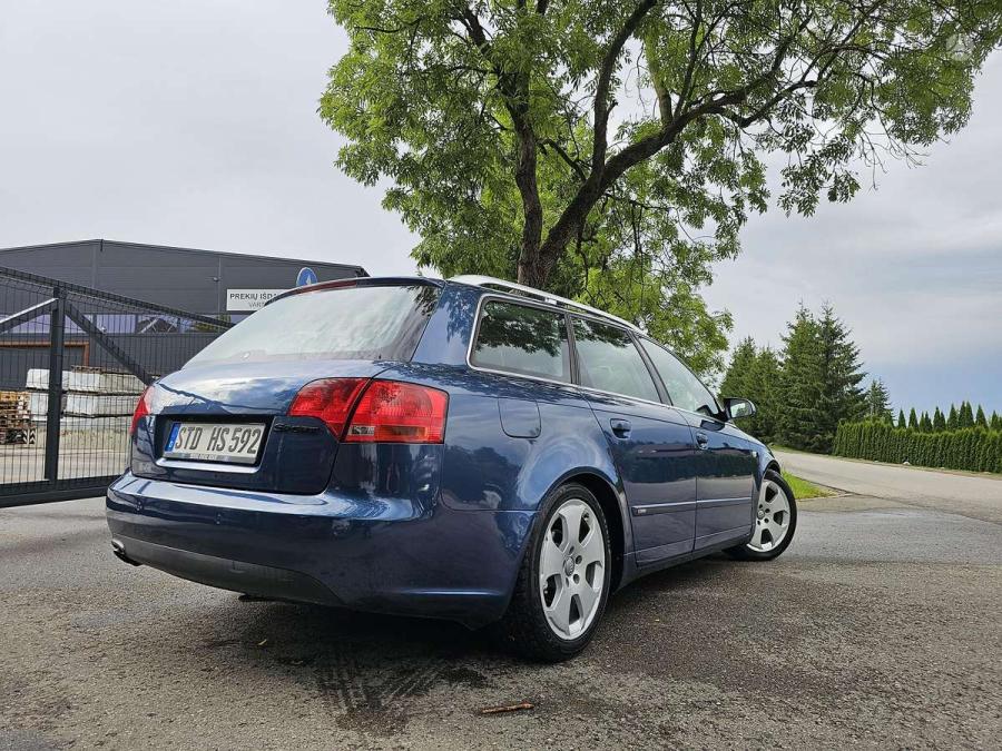 Blue Audi A4 2007 in Kaunas, with an engine capacity of 1.90 L and mileage of 191 thousand km for 3450 €, photo 12 on AUTOMOTO.COM.LV