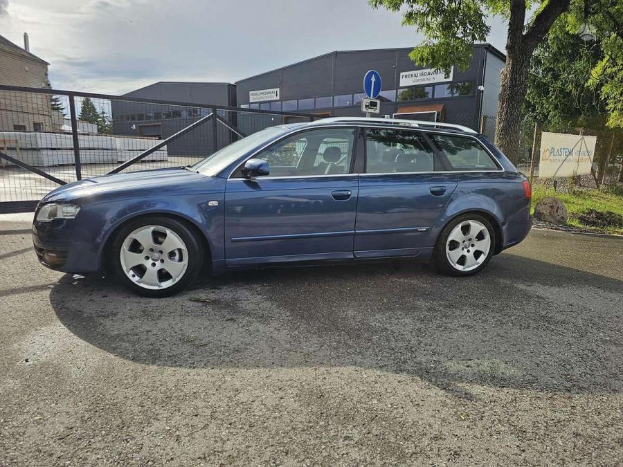 Blue Audi A4 2007 in Kaunas, with an engine capacity of 1.90 L and mileage of 191 thousand km for 3450 €, photo 14 on AUTOMOTO.COM.LV