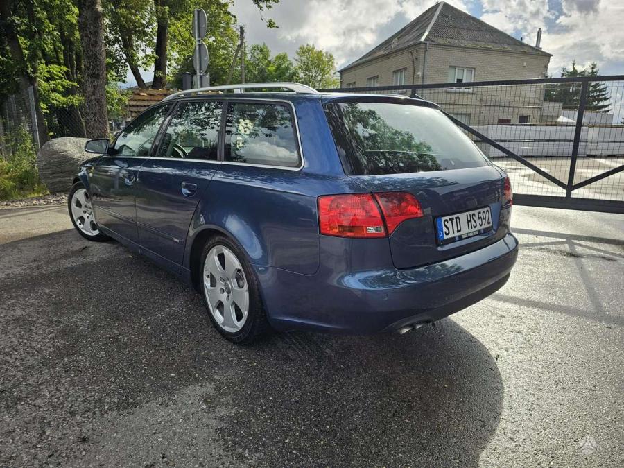 Blue Audi A4 2007 in Kaunas, with an engine capacity of 1.90 L and mileage of 191 thousand km for 3450 €, photo 17 on AUTOMOTO.COM.LV