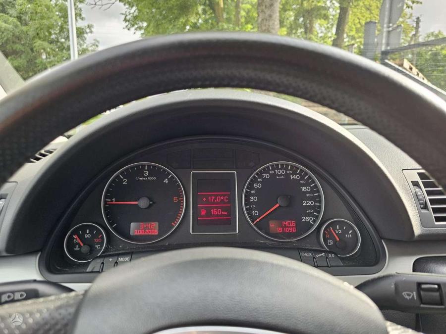 Blue Audi A4 2007 in Kaunas, with an engine capacity of 1.90 L and mileage of 191 thousand km for 3450 €, photo 20 on AUTOMOTO.COM.LV