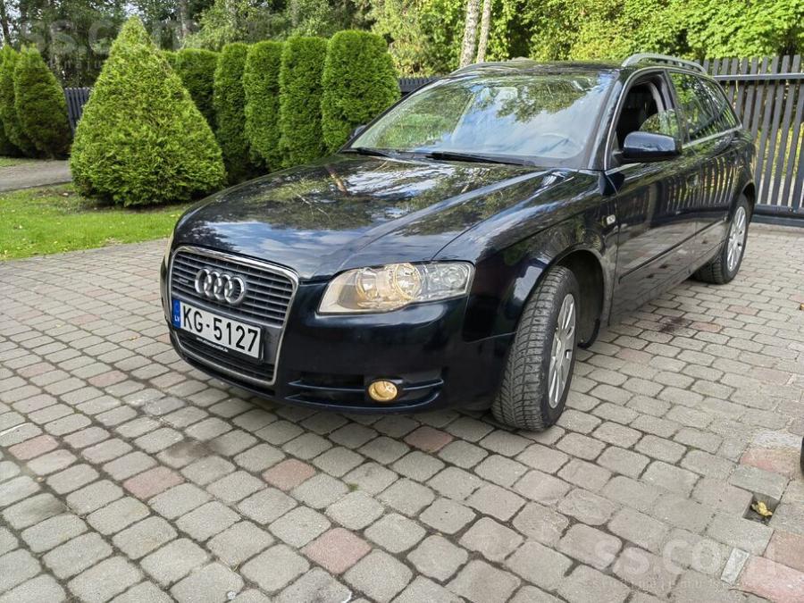 Blue Audi A4 2007 in Riga, with an engine capacity of 2.00 L and mileage of 319 thousand km for 2700 €, photo 1 on AUTOMOTO.COM.LV